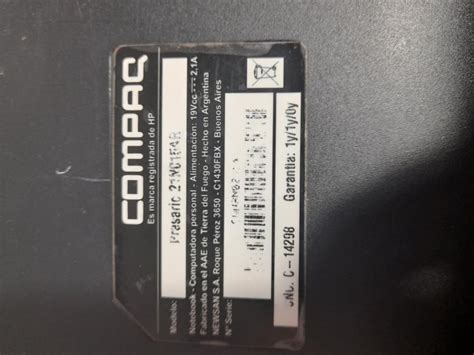Bios Compaq Presario N Ar