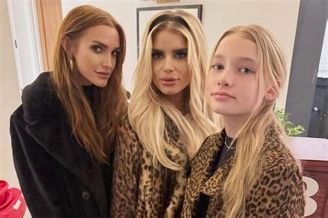 Jessica Simpson And Daughter Maxwell Are Lookalikes In Chic Animal
