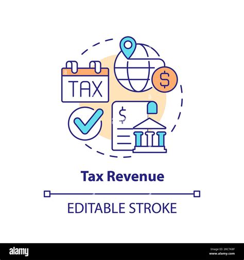 Customizable Tax Revenue Icon Fdi Concept Stock Vector Image And Art Alamy
