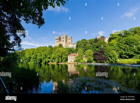 Durham England 2022 06 07 Durham Cathedral Exterior During Sunny
