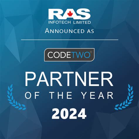 Ras Infotech Named Codetwo® Partner Of The Year For 2024