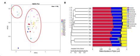 A Nmds Analysis Of Fungal Community Composition Each Point Download Scientific Diagram