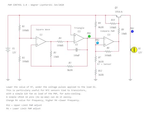 PWM Op Transistor 1 Multisim Live