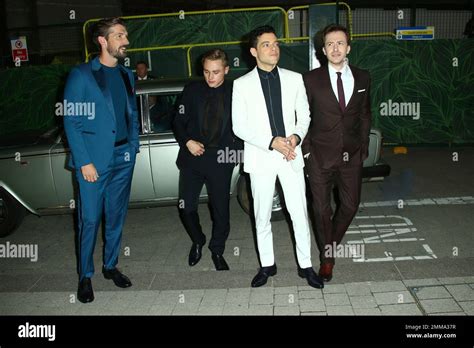 Actors Gwilym Lee From Left Ben Hardy Rami Malek And Joseph Mazzello