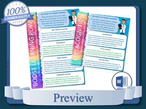 Metacognition Exercise Book Enhancers X5 Teaching Resources Metacognition Exercise Book Enhancers X5 Teaching Resources