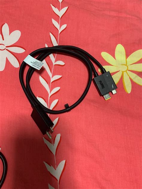 Lenovo Thunderbolt 4 Workstation Dock Split Cable For Thunderbolt