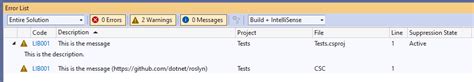 github kzu sourcegeneratorwarning showcases a bug in roslyn s