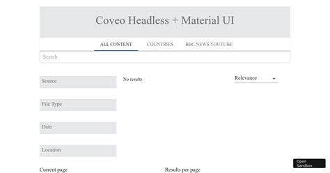 Coveo Headless 11035 Codesandbox