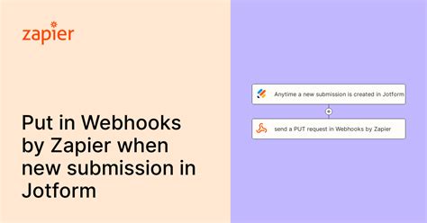 anytime a new submission is created in jotform send a put request in