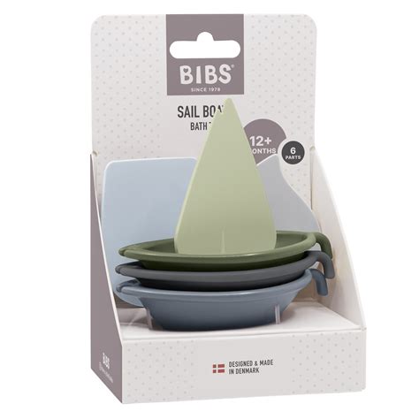 Jouets De Bain Voiliers Blue Mix Bibs Emmie Sphère