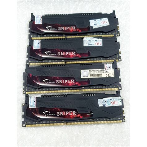 Ram Máy Tính Gskill Sniper Ddr3 4gb X 4 Bus 2400 Shopee Việt Nam