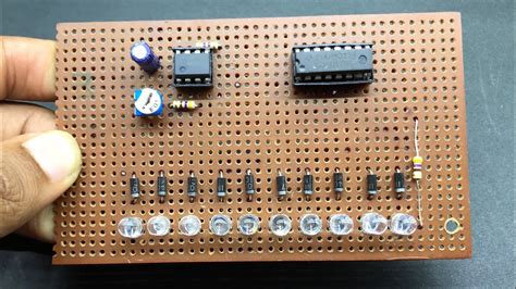 How To Make A Night Rider Circuit Using Ne555 Youtube