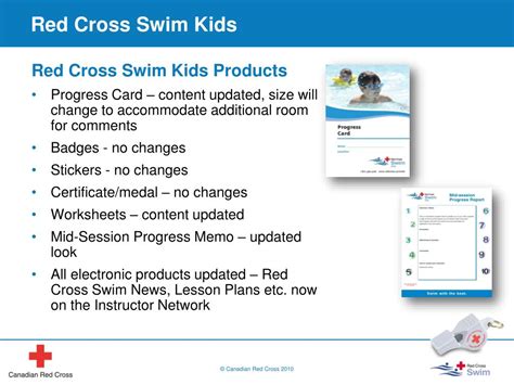Ppt Red Cross Swim Program 2011 Review Update Powerpoint Presentation Id 412653