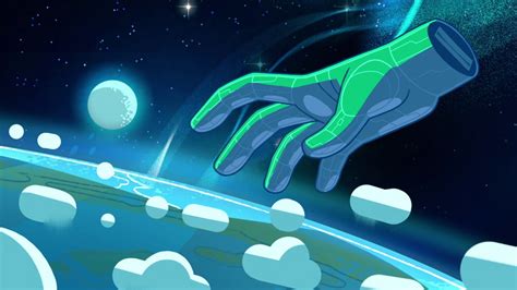 Steven Universe A Big Hand Going To Take Something With Background Of Dark Sky Moon And Stars Hd