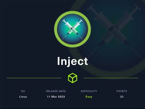Hackthebox Inject Tu Raiders