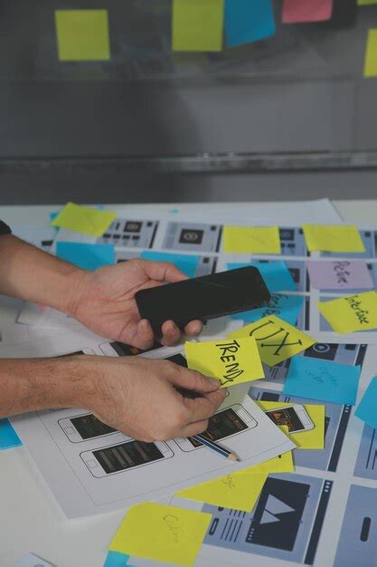Premium Photo Ux Graphic Designer Creative Sketch Planning