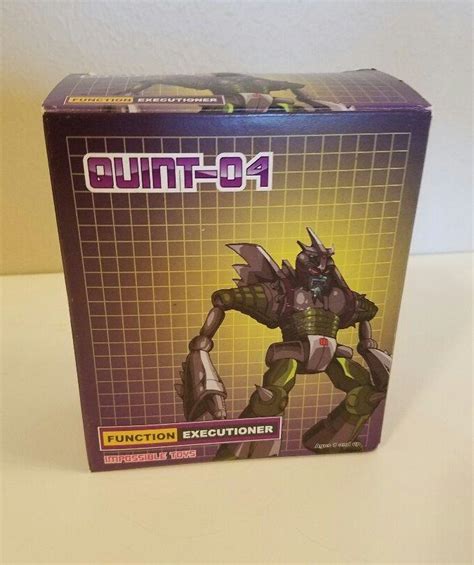Quint 04 Executioner Figure With Box Impossible Toys 3rd Party Transformer 1832845043