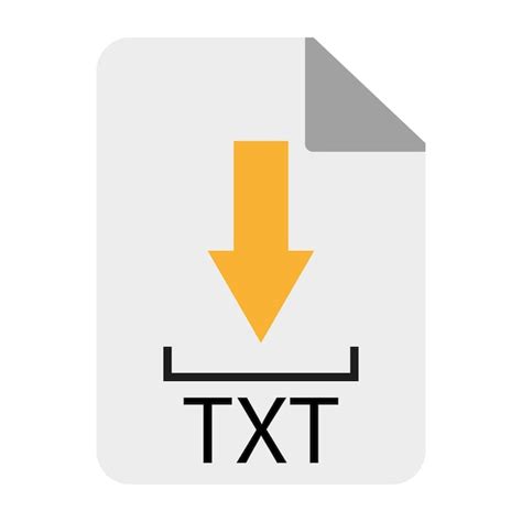 Premium Vector Txt File Line Icon Folder Computer Document Paper