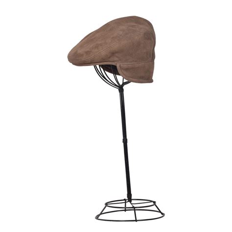 Sheepskin Driving Cap Brown Musk Aster By Owen Barry Owen Barry