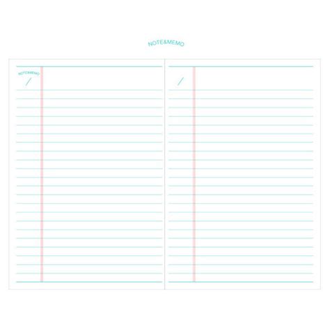 2nul Lined Notebook Undated Diary Scheduler Fallindesign