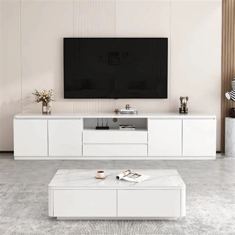 세련된 디자인의 나무 Tv 스탠드 캐비닛 수직형 가구로 완벽한 집 정리 솔루션 핸드폰닷컴