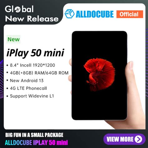 Alldocube Iplay 50 Mini Tablet จอ 8 4 Inch Fhd 4g Lte Ram 12gb 4gb 8gb