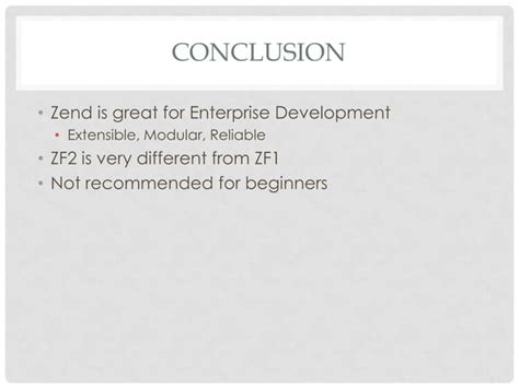 SD PHP Zend Framework PPT