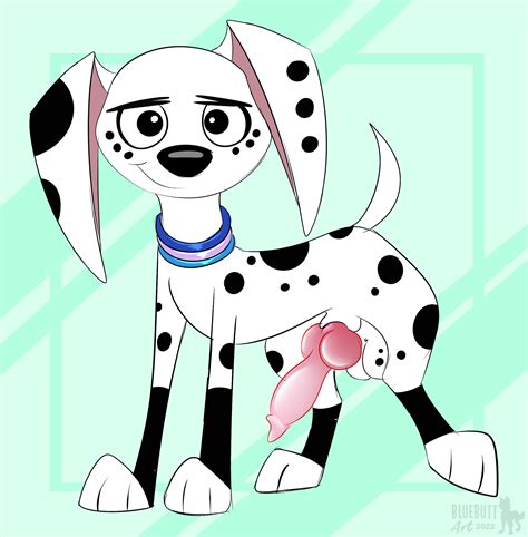 Post Dalmatian Street Dalmatians Bluebuttart Dolly Dalmatian