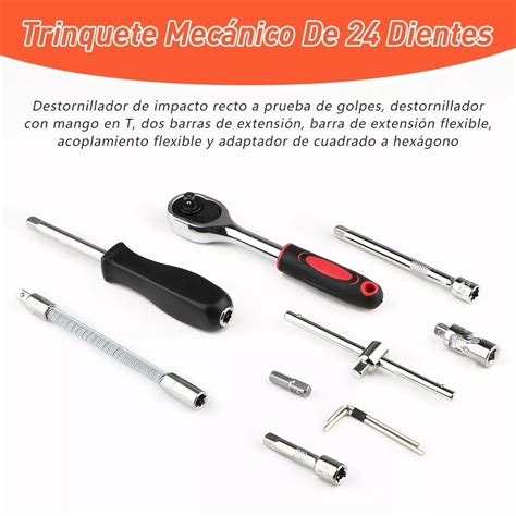 Juego De Herramientas Mecánicas Eo Safe Imports Esi 7082 Dados Acerokit