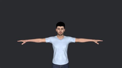 3d Zayn Malik Hyper Realistic Full Body Fully Rigged 3d Character Turbosquid 2200733