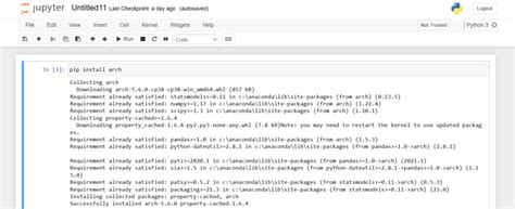 What Is Garch Model In Python Askpython