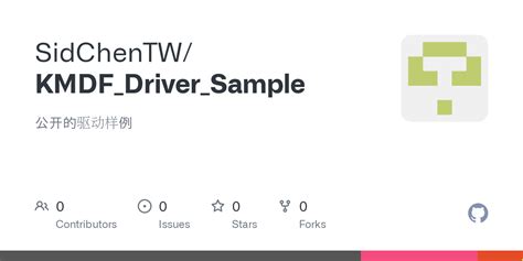 KMDF Driver Sample DKMDF HID Minidriver For Touch I C Device Inf At Main SidChenTW KMDF Driver