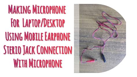 How To Make Microphone For Youtube Youtube