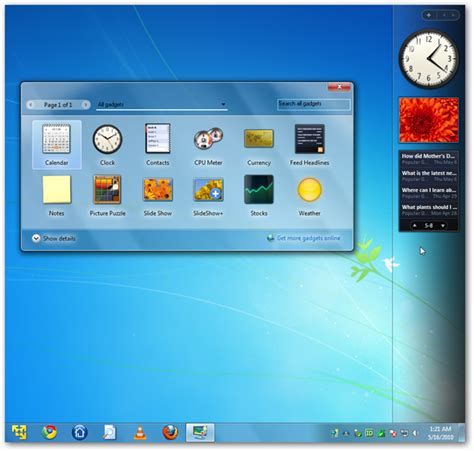 BAMLEO Windows 7 Tips Vista Style Sidebar