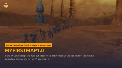Myfirstmap10 Star Wars Battlefront 2004 Mods Gamefront