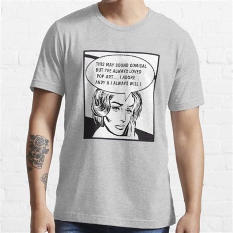 Pop Art Comic Strip Woman In Love Illustration T Shirt By Mrcreator