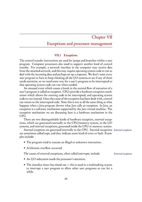 Lec16 Notes Lecture Notes Lecture 16 Chapter VII Exceptions And