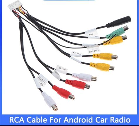 Разъём RCA 20 pin для автомагнитолы Андроид, подключение микрофона ...