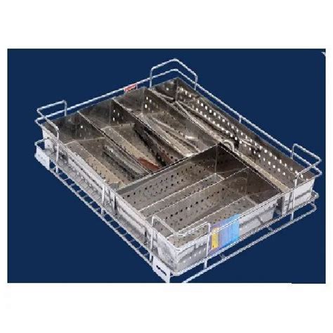 Stainless Steel Box Cutlery Basket For Kitchen At Rs 70100 In Shapar