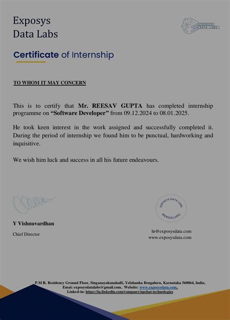 softwaredevelopment internshipexperience edtech learning reesav gupta