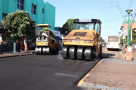 Seguem As Obras De Recape No Centro De Mal C Rondon