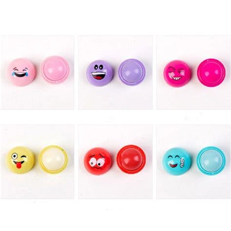 Emoji Spherical Lipstick Color Ball Hydrating Lip Balm
