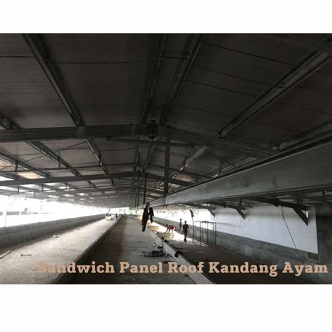 Jual Konstruksi Baja Kandang Ayam Gabungan Peb Light Sandwich Panel