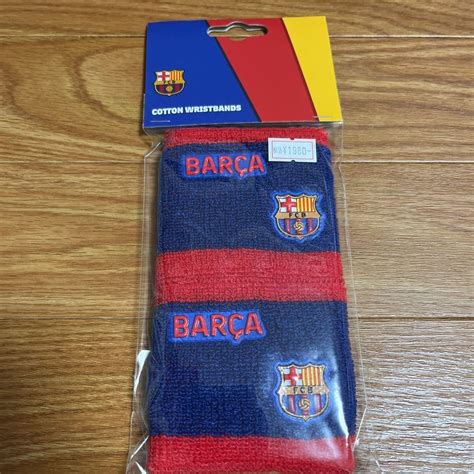 Yahooオークション Fcバルセロナ リストバンド セット 新品 検 レバ