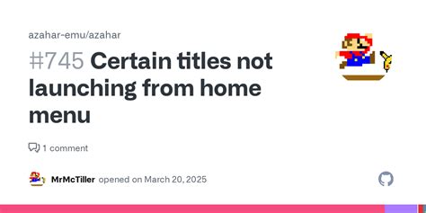 Certain Titles Not Launching From Home Menu Issue Azahar Emu