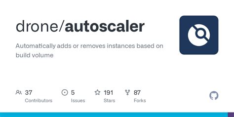 GitHub Drone Autoscaler Automatically Adds Or Removes Instances Based On Build Volume
