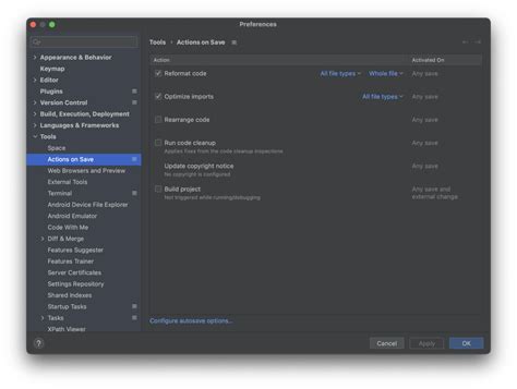 Intellij Ideaでのフォーマット