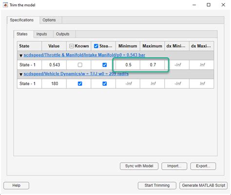 Compute Operating Points From Specifications Using Model Linearizer Matlab And Simulink