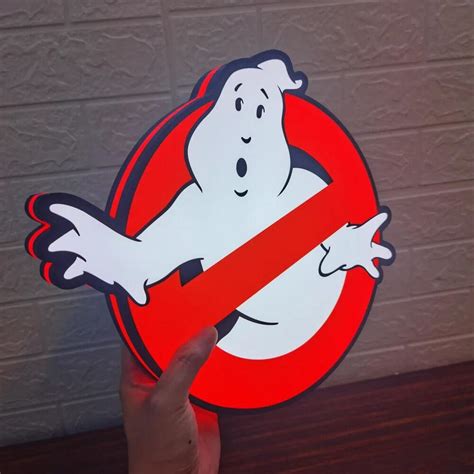 Ghostbusters Logo Light Box Usb Powered With Dimming Control Perfect D