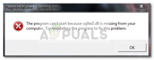 Fix Sqlite Dll Is Missing Fom Your Computer